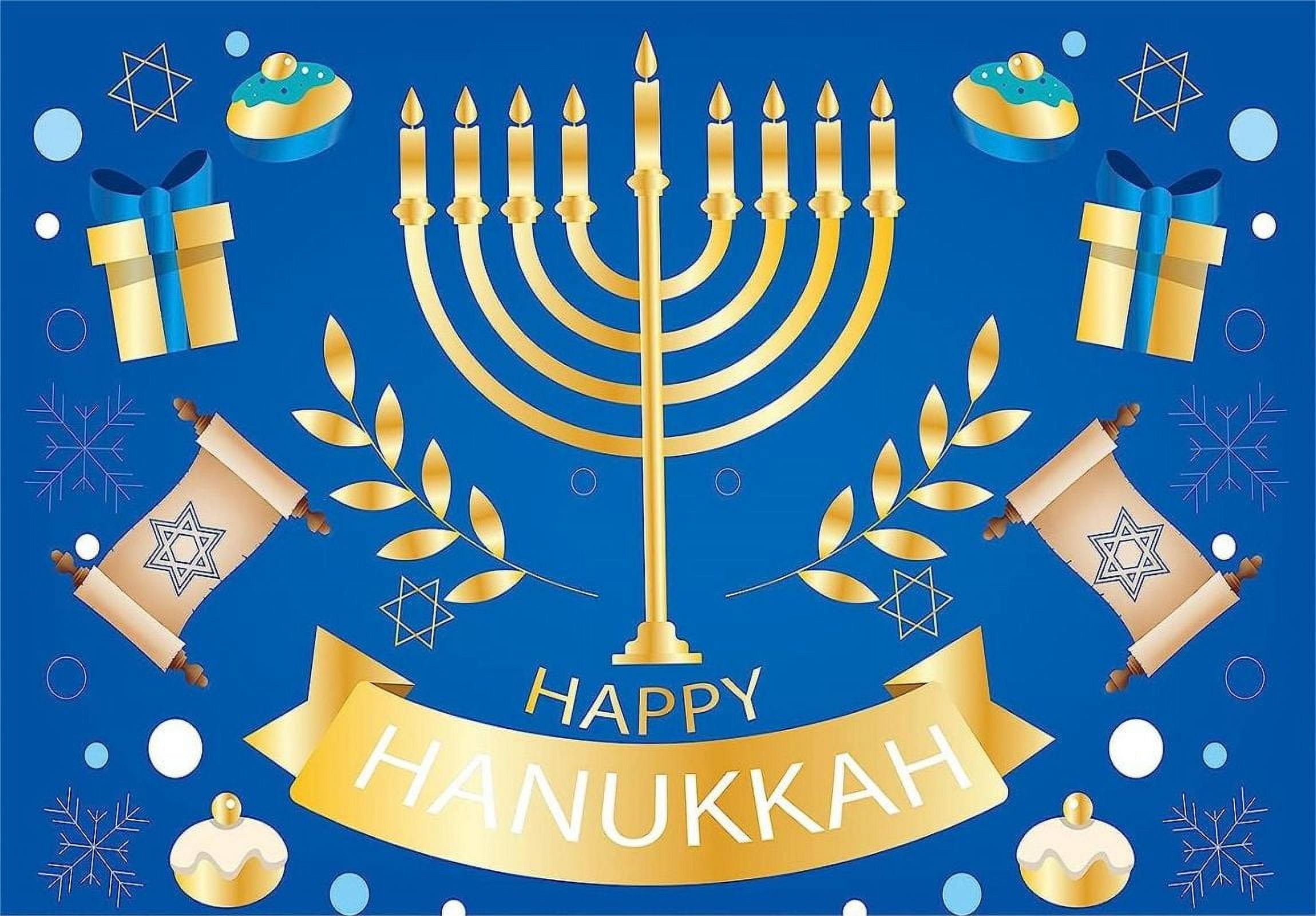 Happy Hanukkah Background Lantern Photography Backdrops Party Custom ...