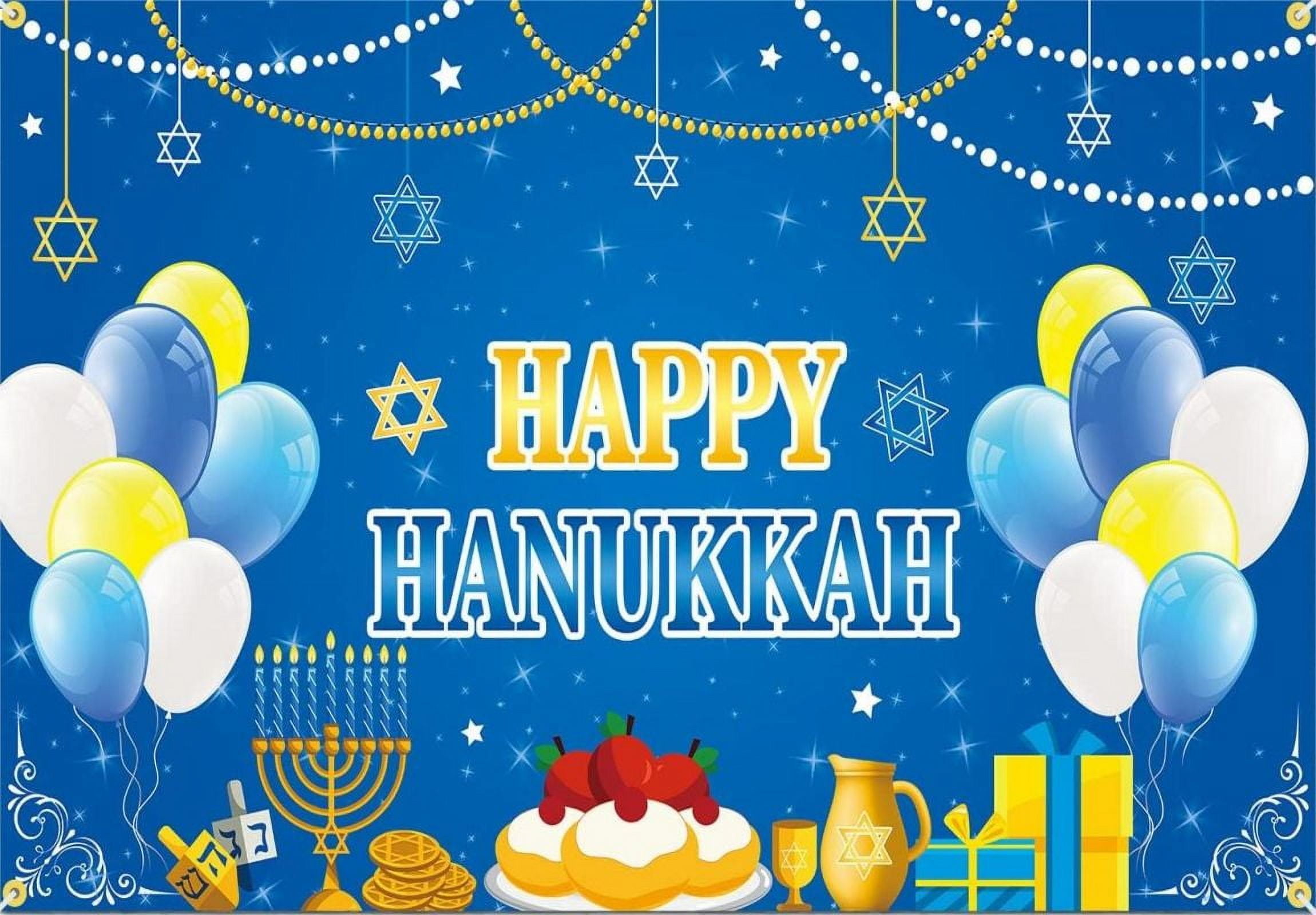 Happy Hanukkah Background Party Photography Backdrops Lantern Baby ...