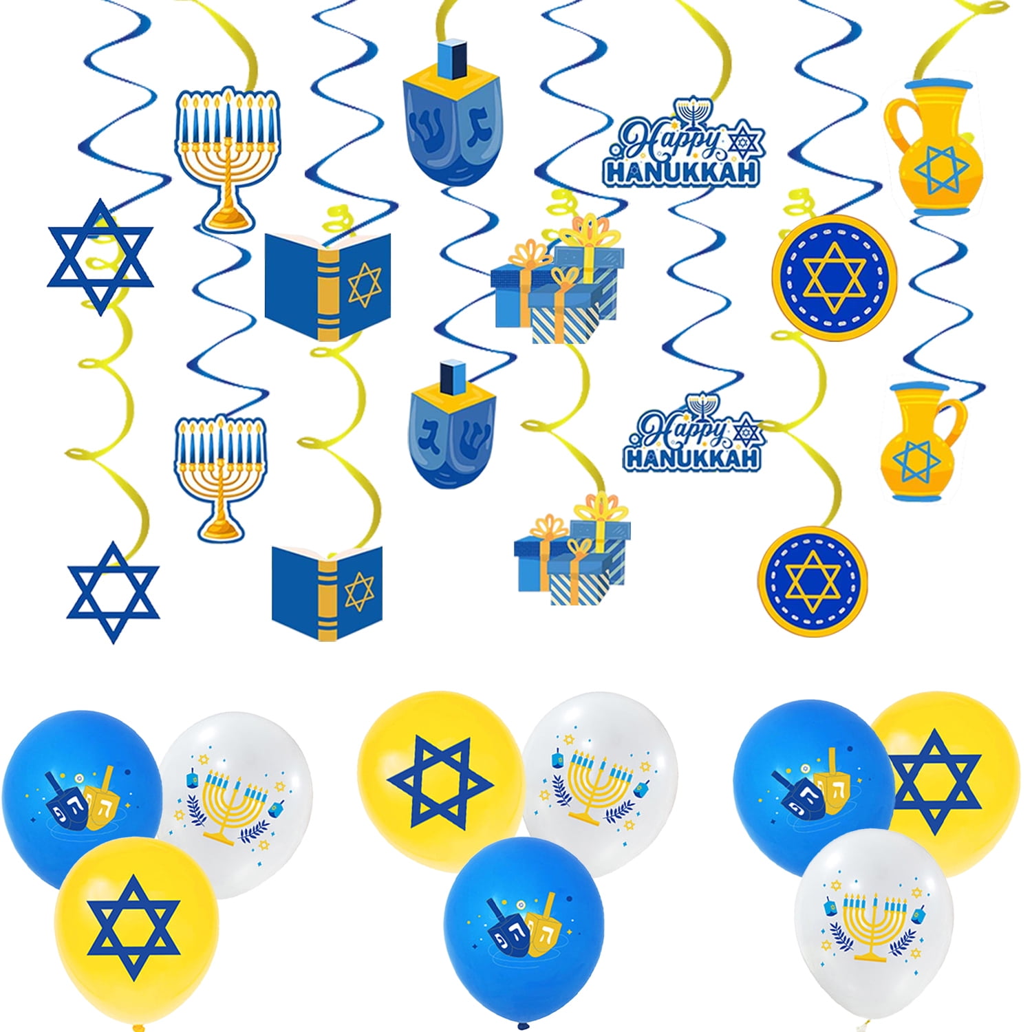 Happy Hanukkah Decorations Chanukah Holiday Decoration, Hanukkah ...