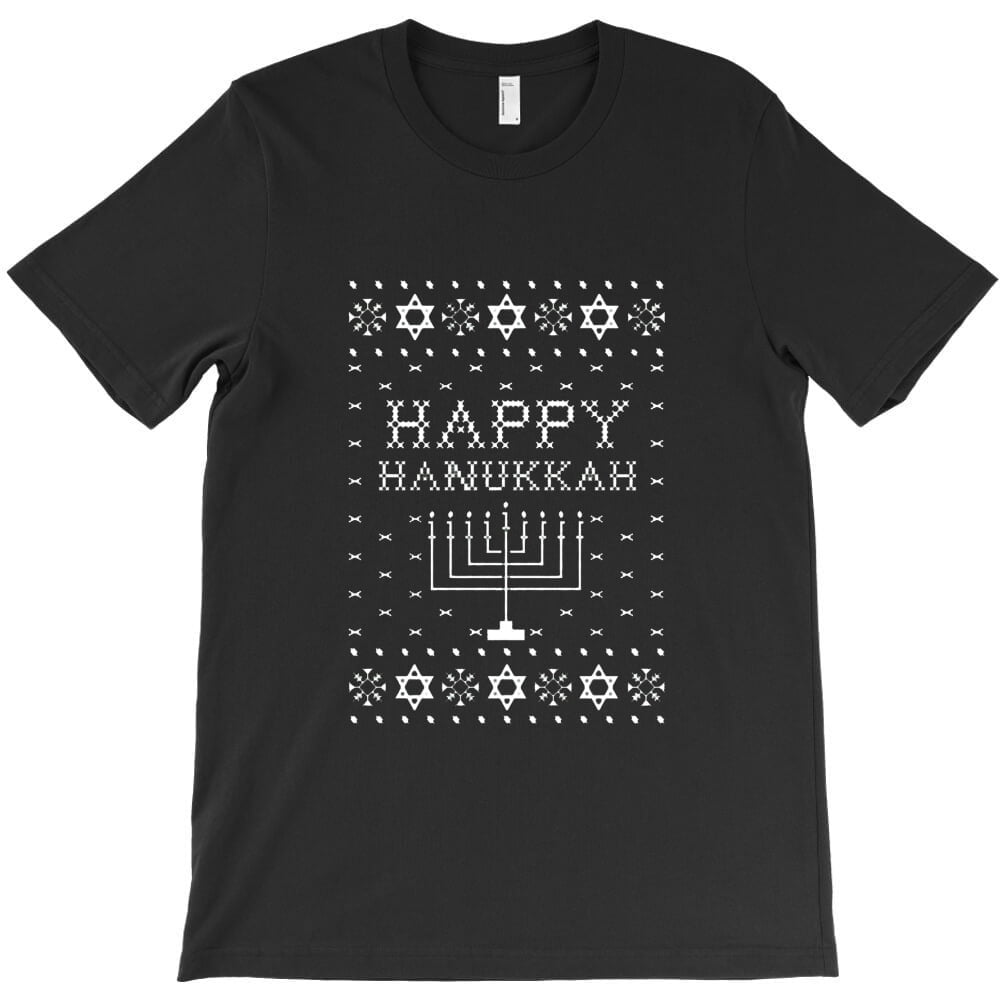 Happy Hanukkah Funny Jewish Holiday Chanukah Menorah Dreidel Festival ...
