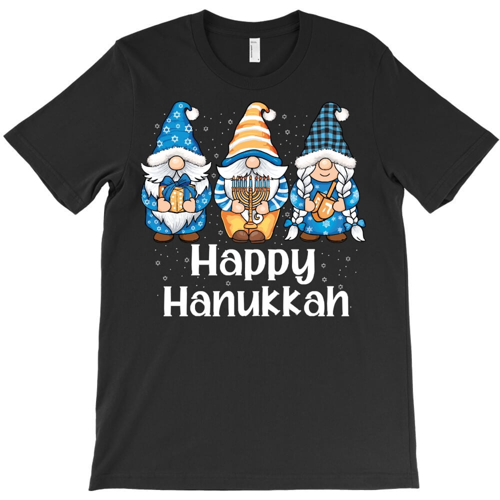 Happy Hanukkah Gnomes Menorah Funny Jewish Holiday Chanukah Cute Gift ...