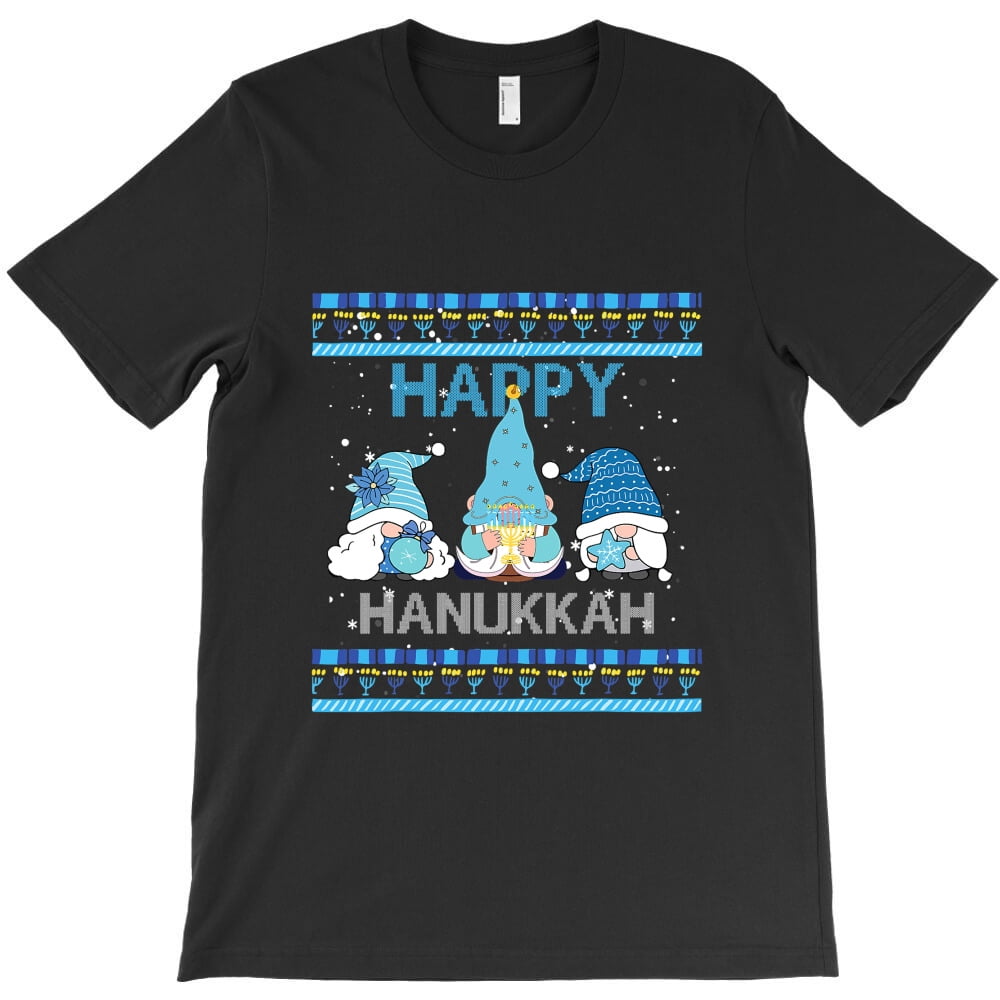 Happy Hanukkah Gnomes Menorah Funny Jewish Holiday Chanukah Cute Gift ...