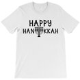 Happy Hanukkah Vintage Jewish Themed Holiday Graphic Design Style Retro ...