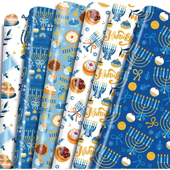 Hanukkah Gift Wrap in Hanukkah - Walmart.com