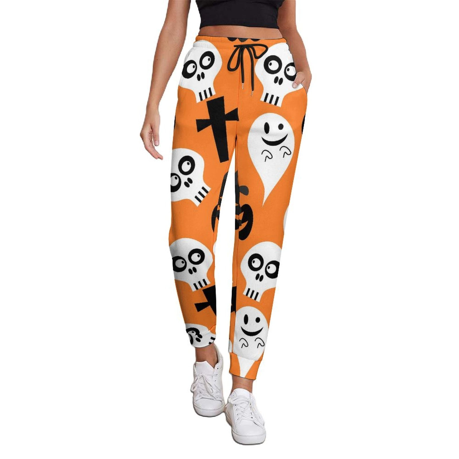 Happy Haunts Pants Spooky Cute Halloween Aesthetic Sweatpants Spring ...