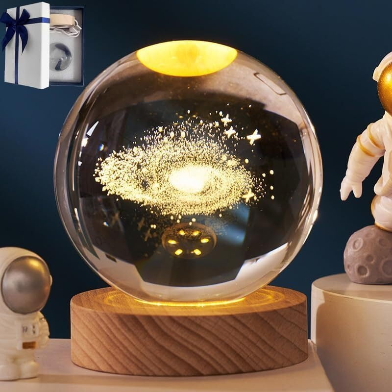 Happy Haves Light Sphere Calming Stellar Sphere with Galaxy, Saturn ...