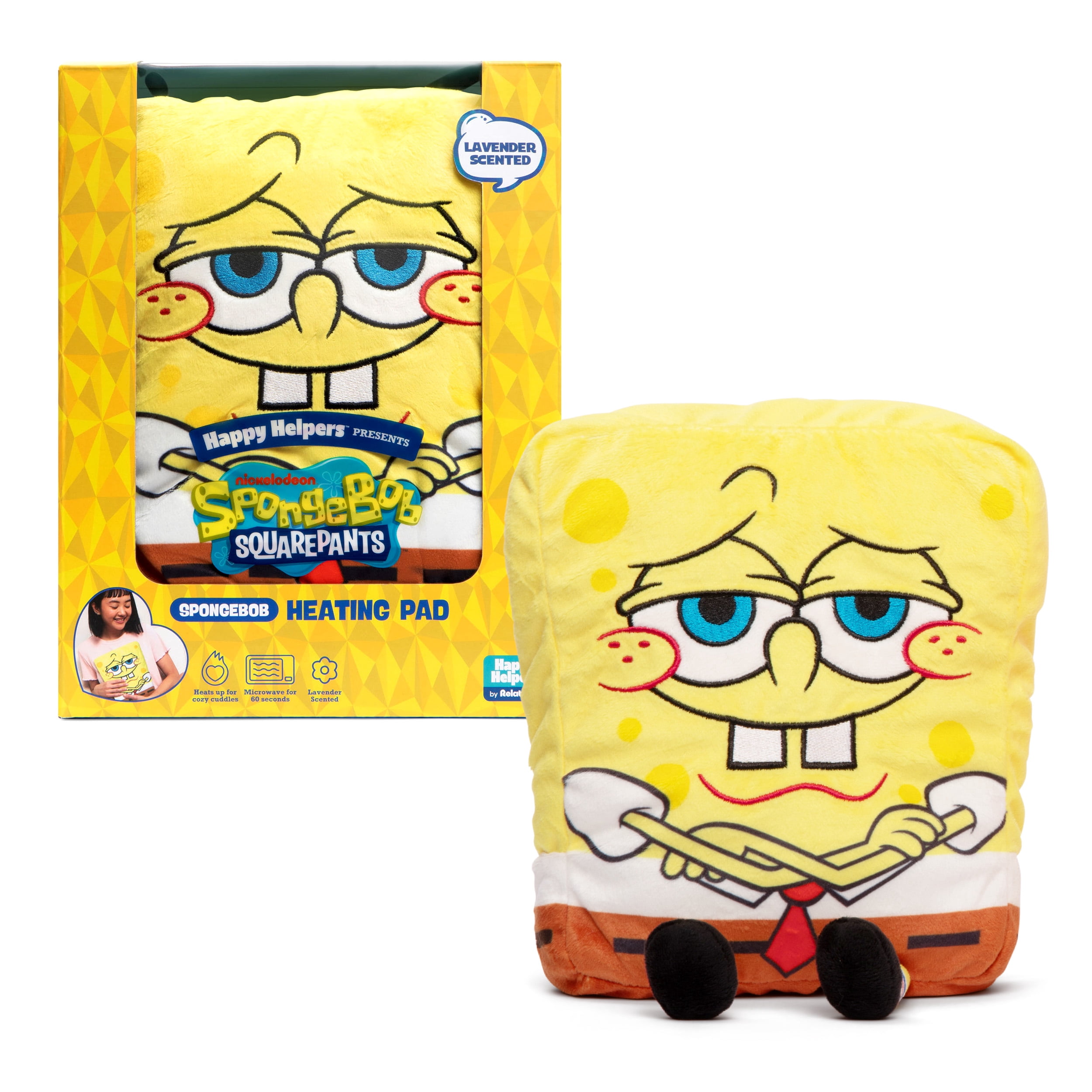 Happy Helpers Spongebob Microwaveable Heating Pad For Period Cramps and ...