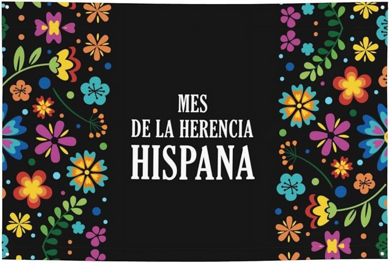 Happy Hispanic Heritage Month Backdrop Latin Americans Heritage Holiday ...