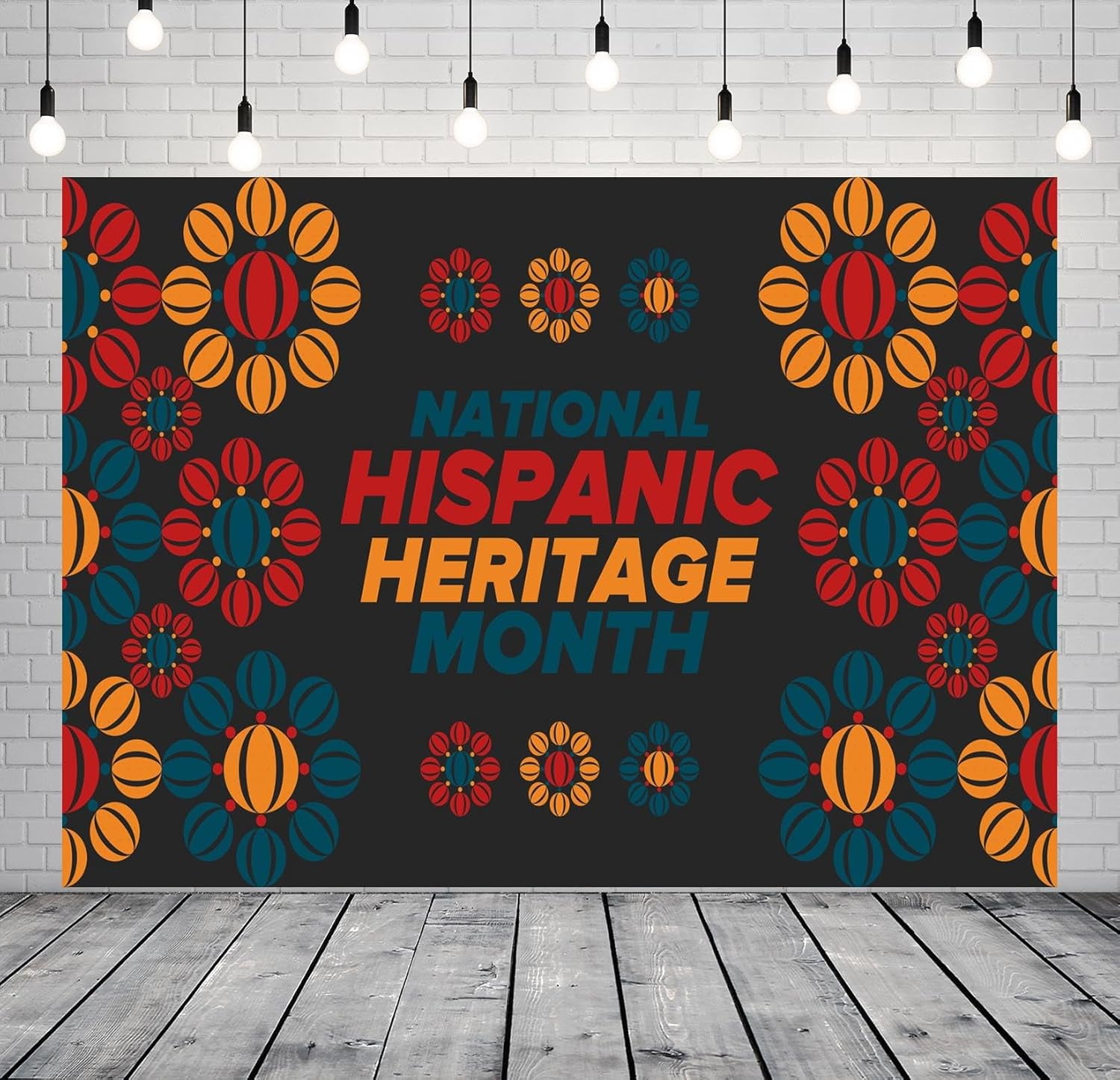 Happy Hispanic Heritage Month Festival Backdrop National Indian ...