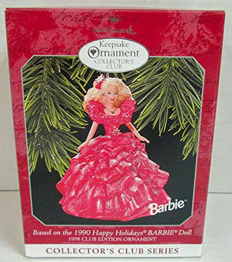 Happy Holidays Barbie 3rd in Series 1998 Hallmark Ornament QXC4493 ...