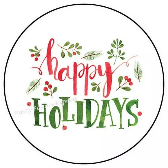 Happy Holiday Stickers
