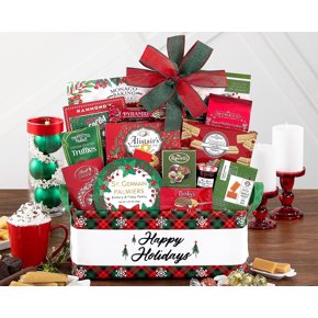 Christmas Candy Gift Baskets