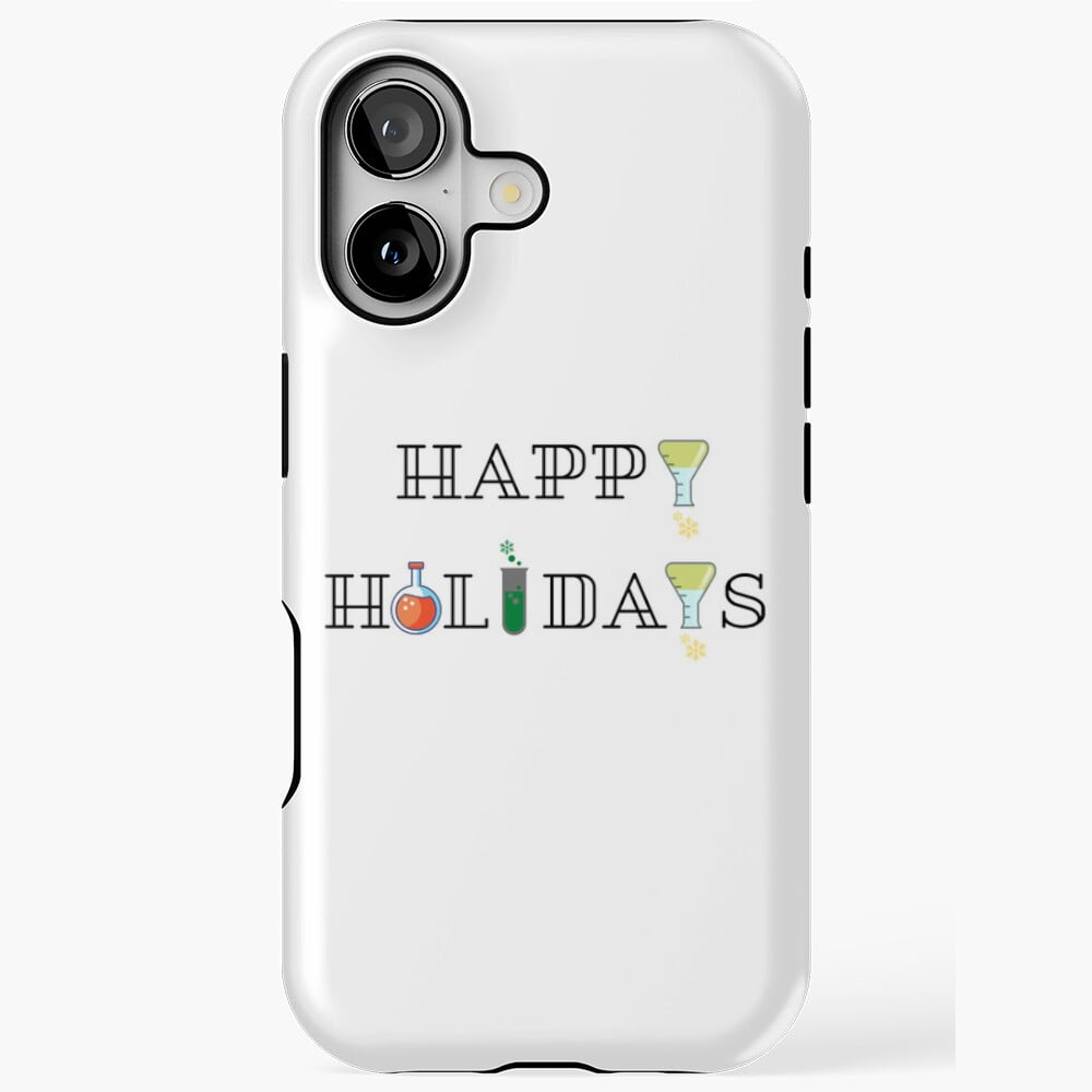 Happy Holidays Science Design Geeky Festive Cover with iPhone 17 ...