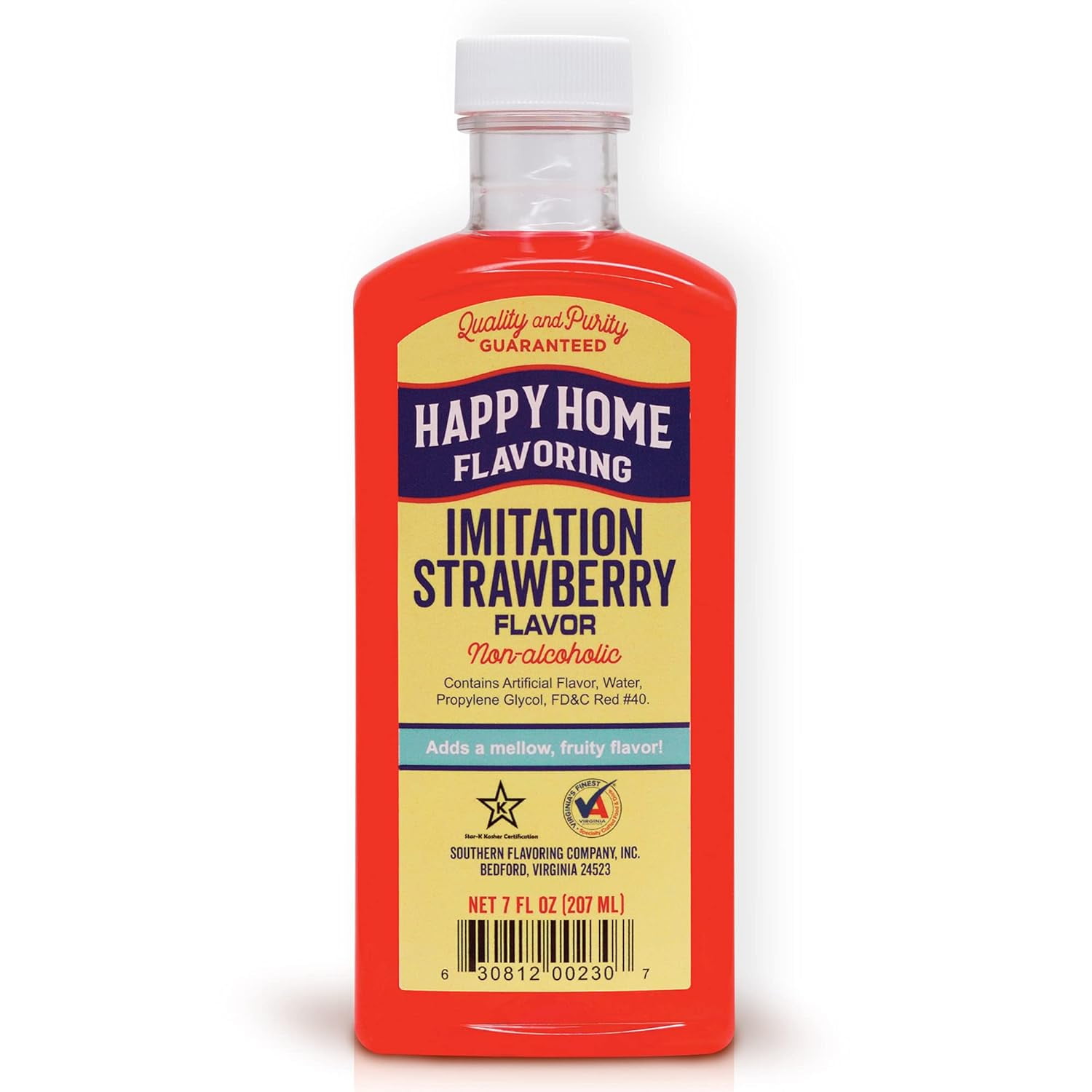 Happy Home Imitation Strawberry Flavoring, Non-Alcoholic, Certified ...