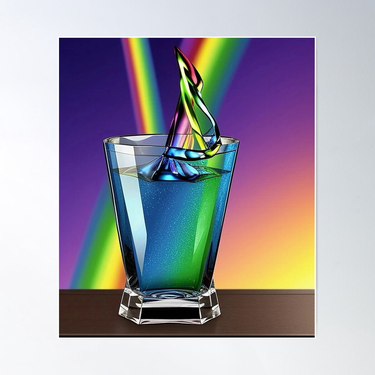 Happy Hour 1 Poster Wall Art, Modern Wall Decor For Living Room Bedroom ...