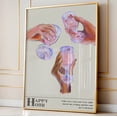 Happy Hour Cocktail Print, Bar Cart Wall Art, Unframed Paper Poster ...