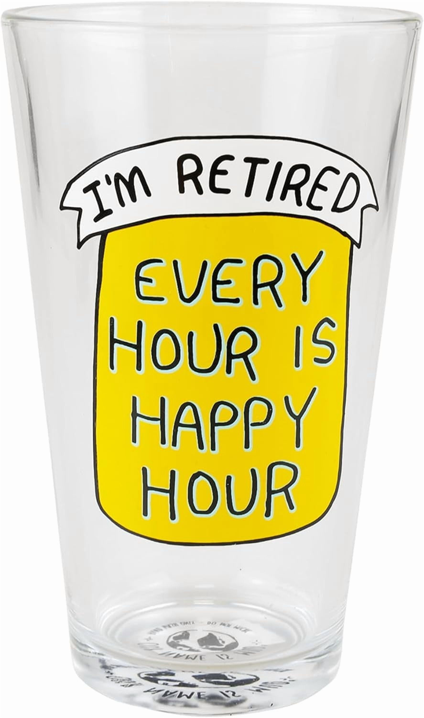 Happy Hour Retired Pint Glass Our Name Is Mud - Walmart.com