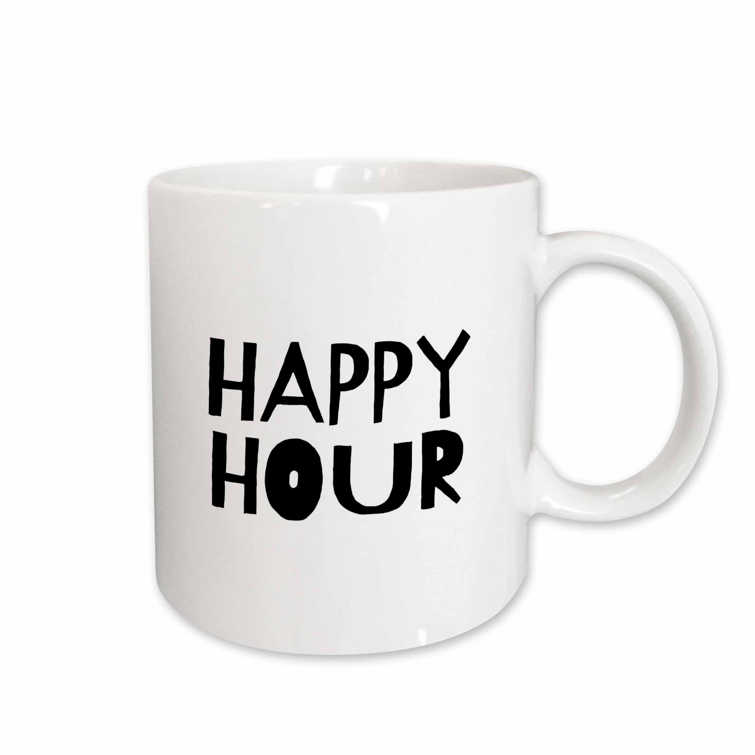 3drose, Happy Hour Room Decor, 11oz Mug - Walmart.com