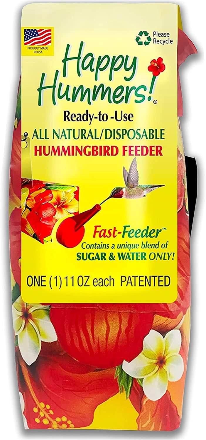 Happy Hummers Disposable Humbird Feeder 11 Oz. RTU - Walmart.com