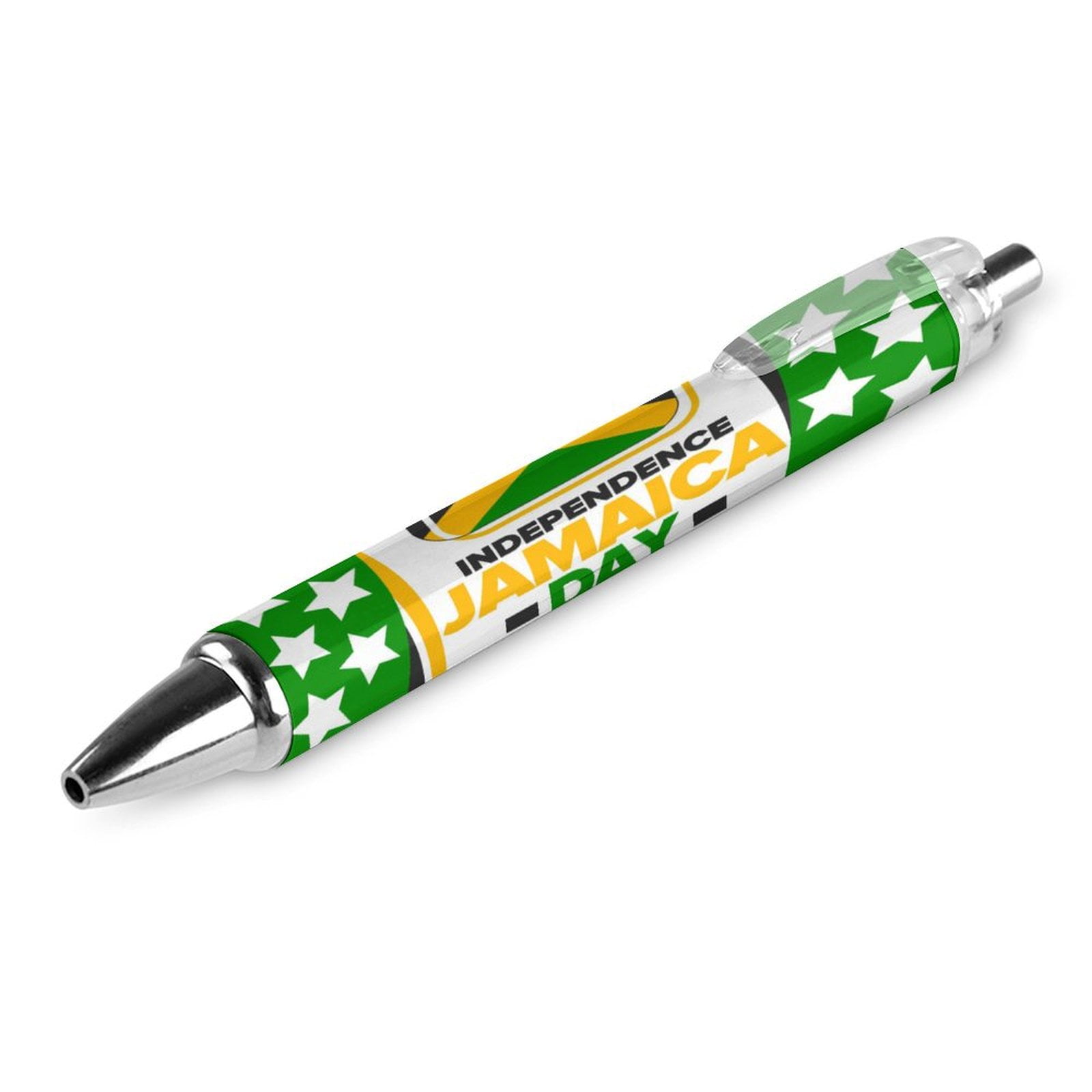 Happy Independence Jamaica 2025 Ballpoint Pen Retractable Pens Black ...