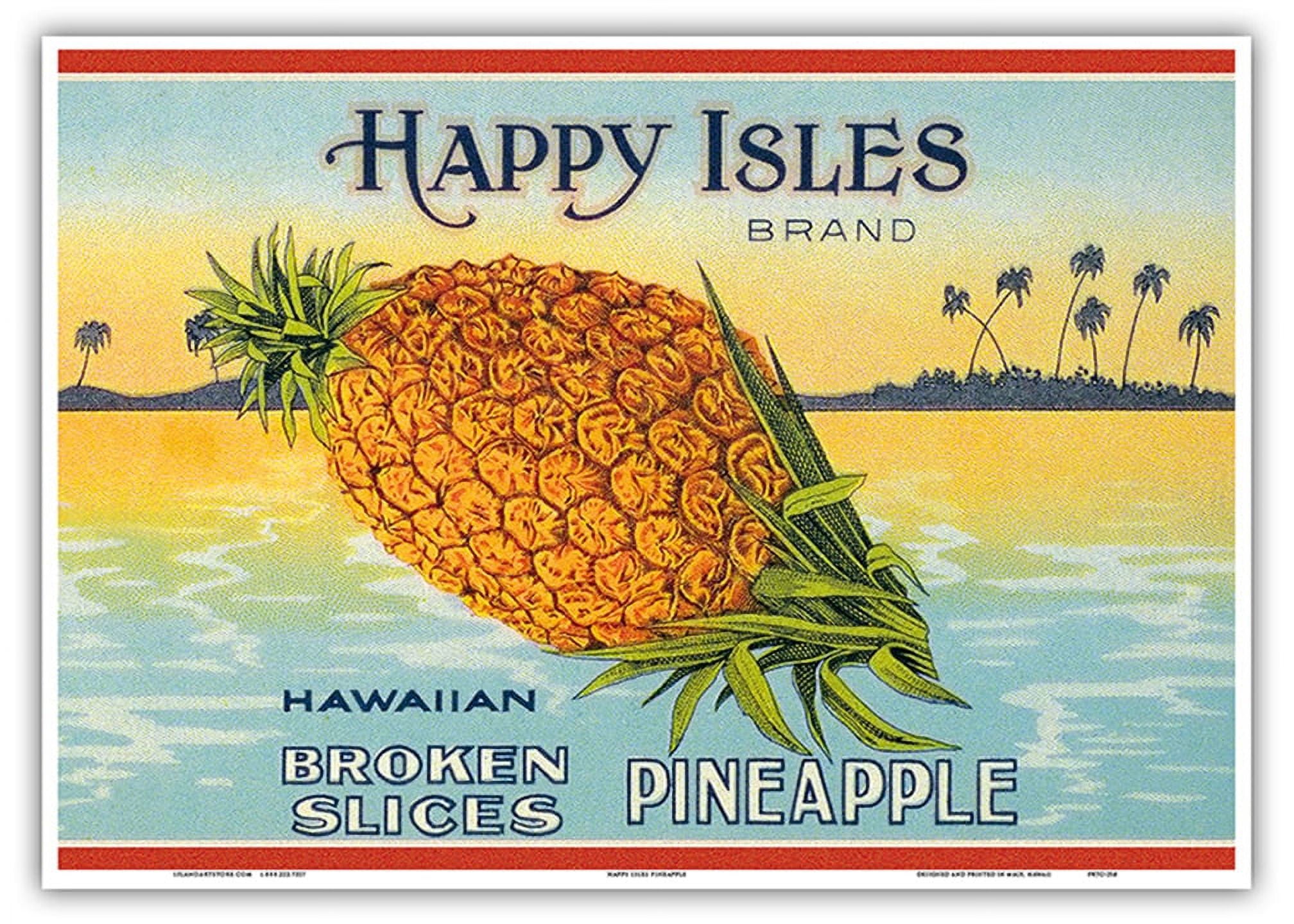 Happy Isles Brand - Hawaiian Broken Slices Pineapple - Vintage Can ...