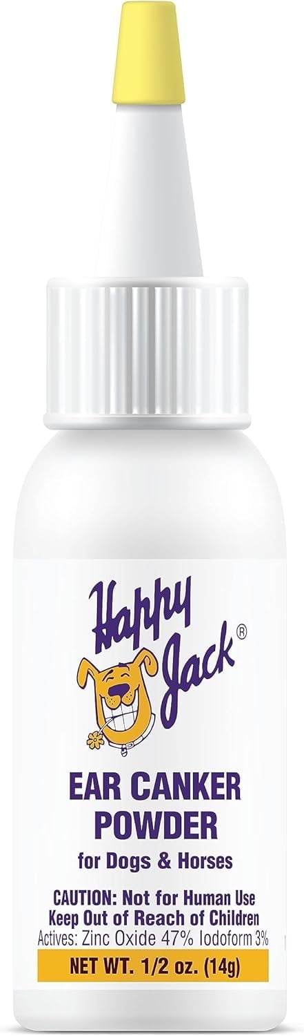 Happy Jack® Ear Canker Powder (0.5 oz) - Canine Ear Infection Medicine ...