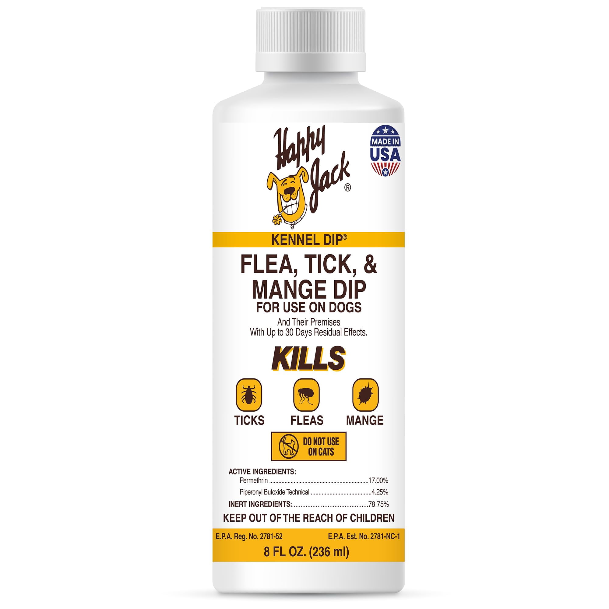 Happy Jack Kennel Dip II for dogs, 8 oz - Walmart.com