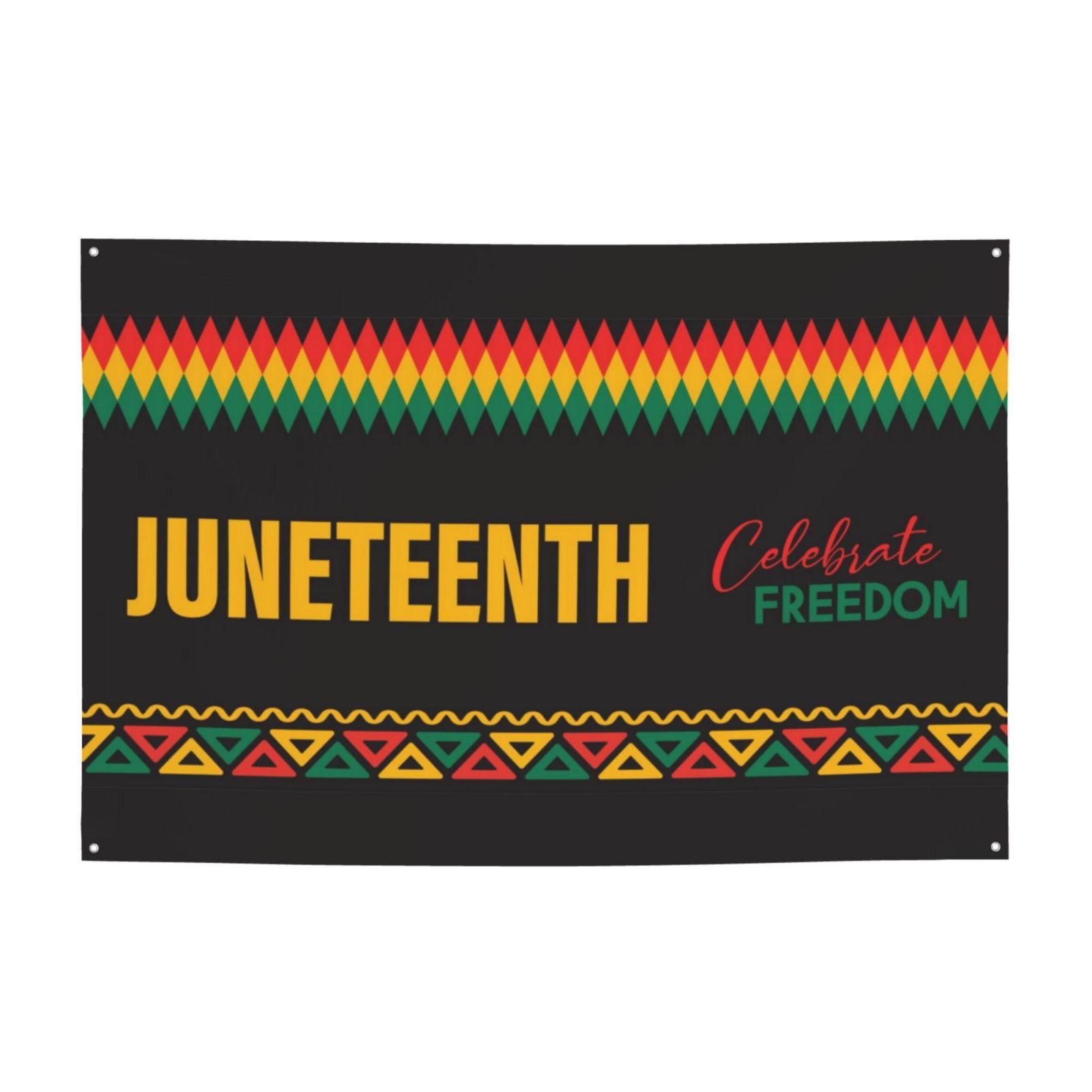 Happy Jun-ete-enth Freedom Day Large Banner Party Decorations Sign ...