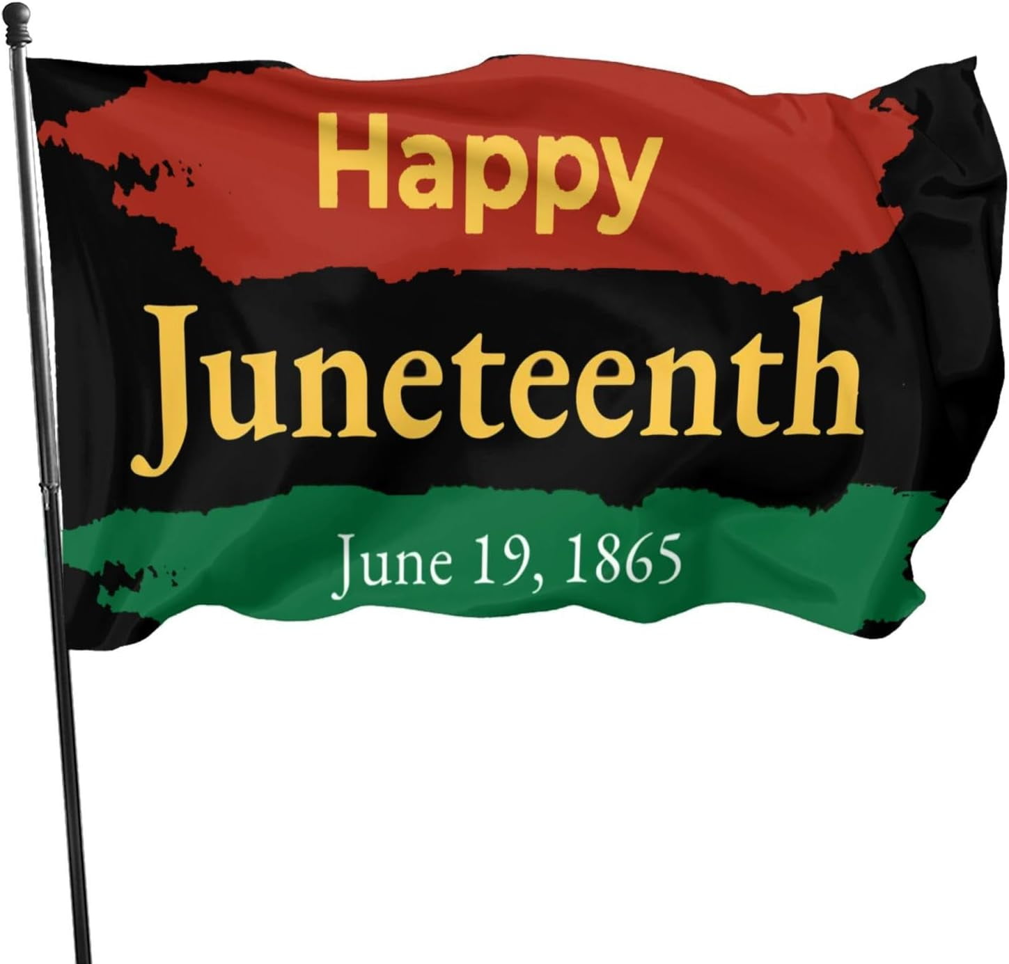 Happy Junèteenth Day Freèdom Day Flag 3x5 Ft Outdoor Flag Garden Flag ...
