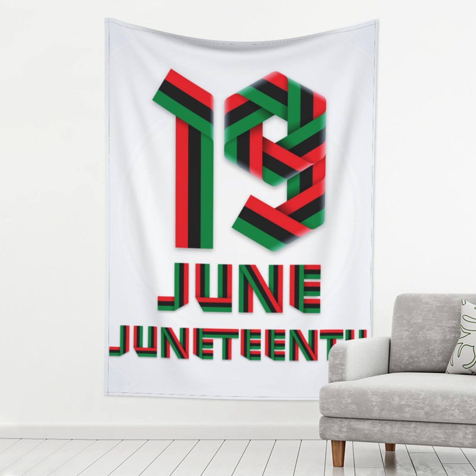 Happy Junetee-nth Day Freedom 1865 Tapestry Banner Backdrop Flag ...