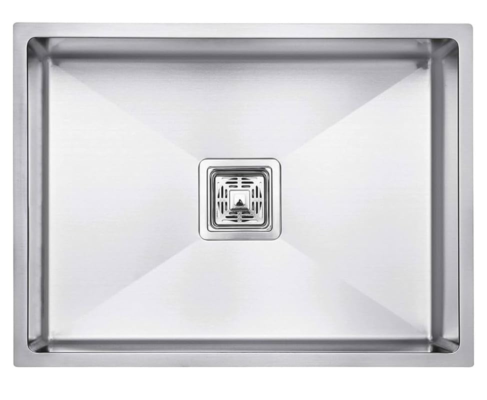 Happy Kitchen Handmade MATT Finish Single Bowl 309 Grade Stainless ...