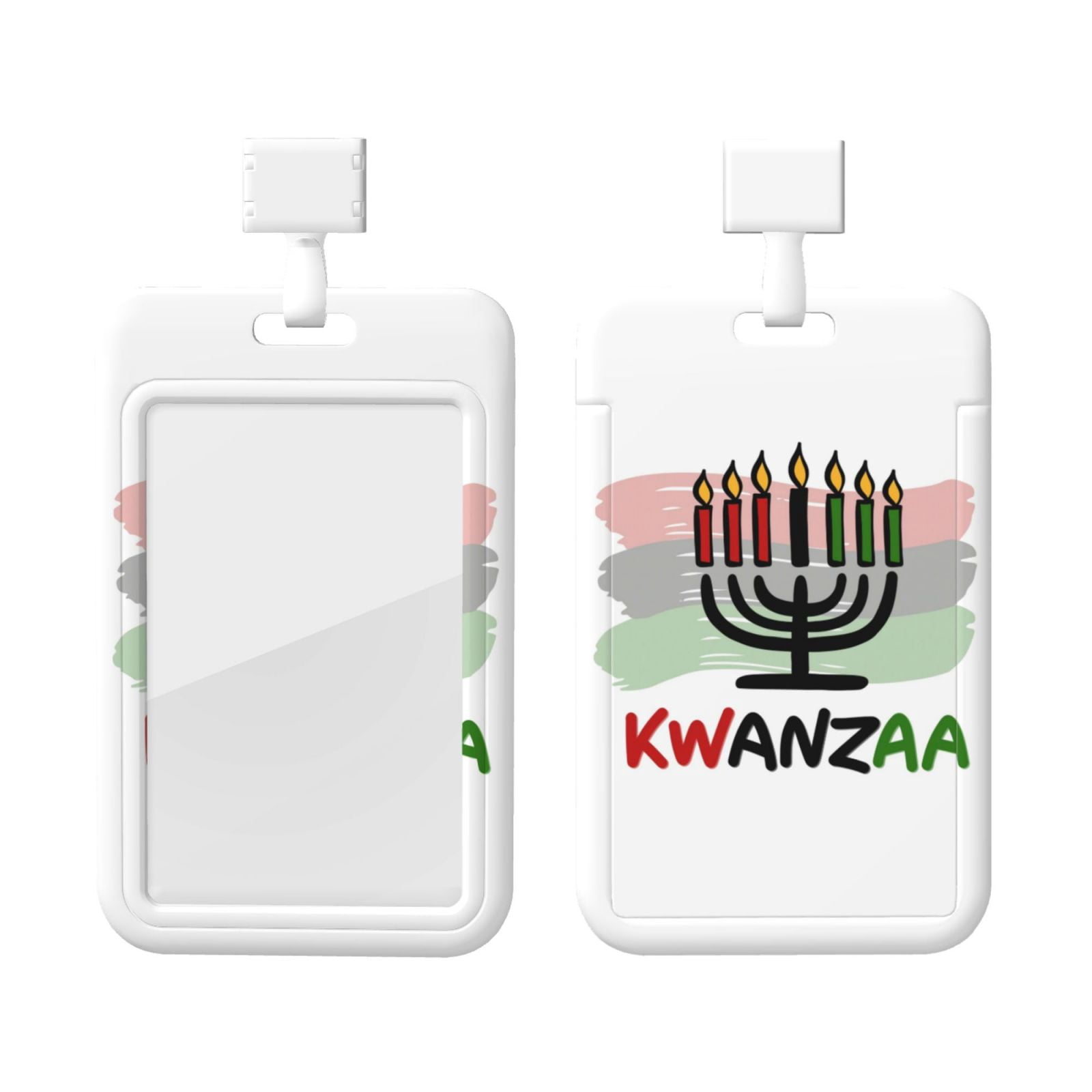 Happy Kwanzaa African Heritage Holiday Badge Holder with Lanyard ...