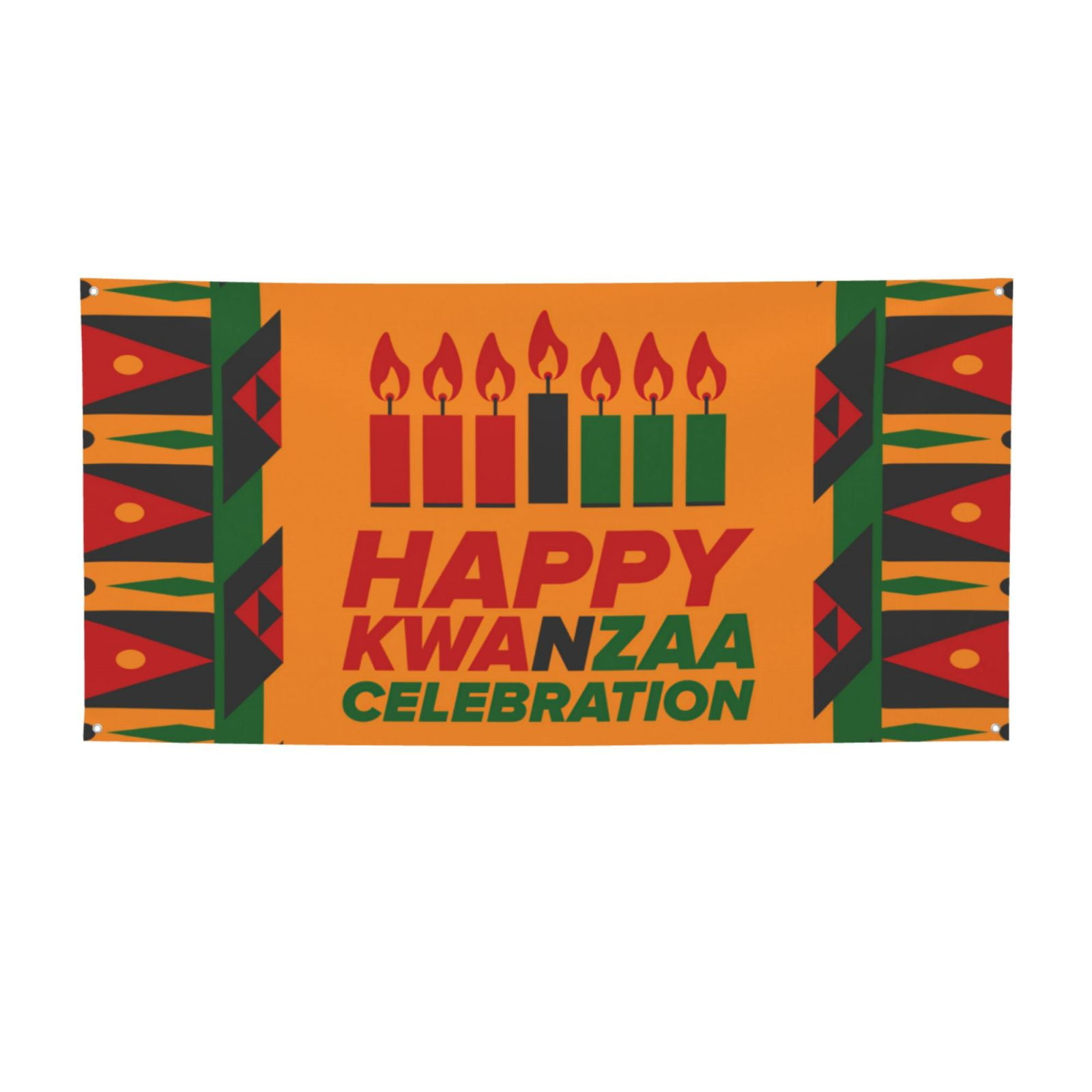 Happy Kwanzaa African Heritage Holiday Banner Backdrop Porch Sign Small ...