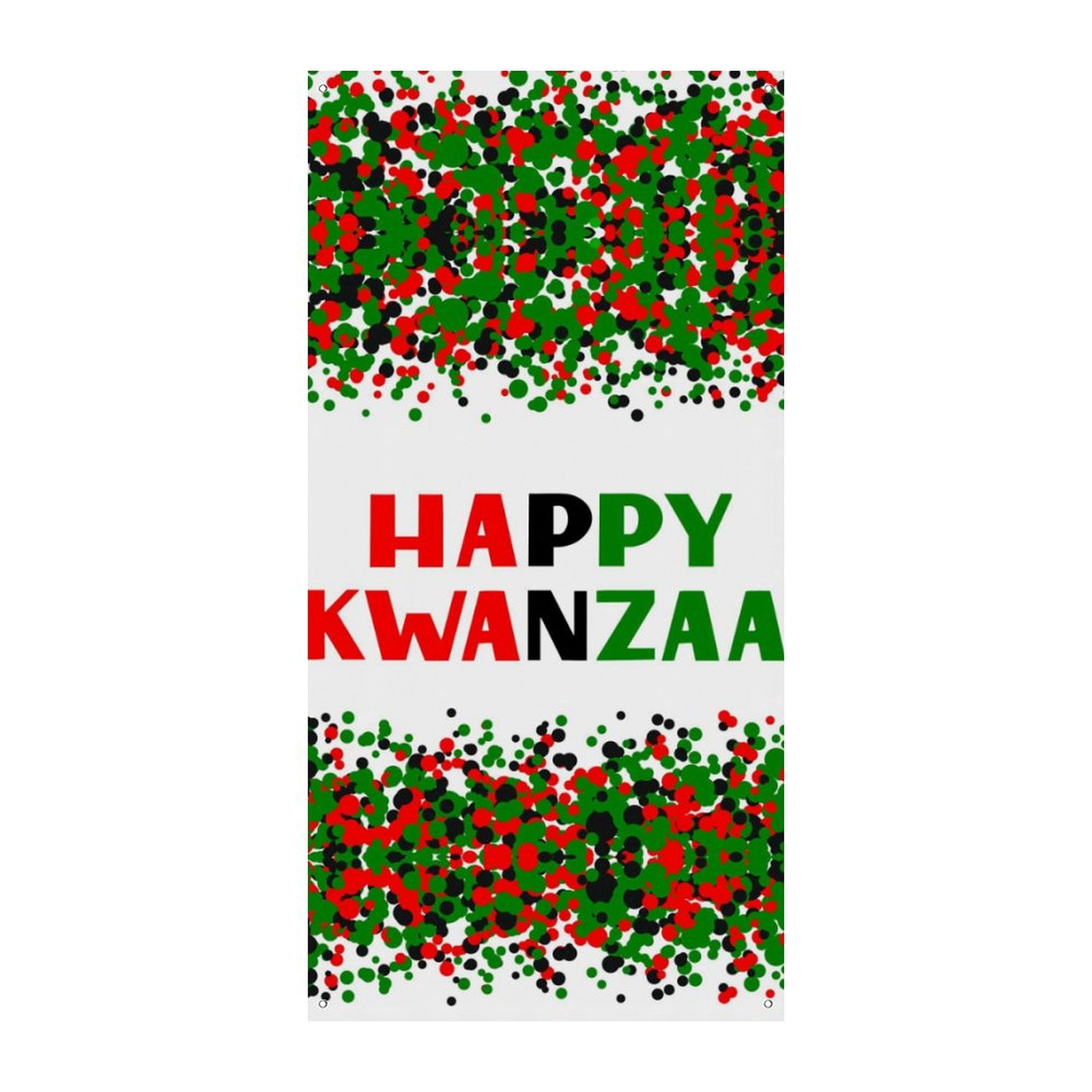 Happy Kwanzaa African Heritage Holiday Door Cover Banners Flag Hanging ...