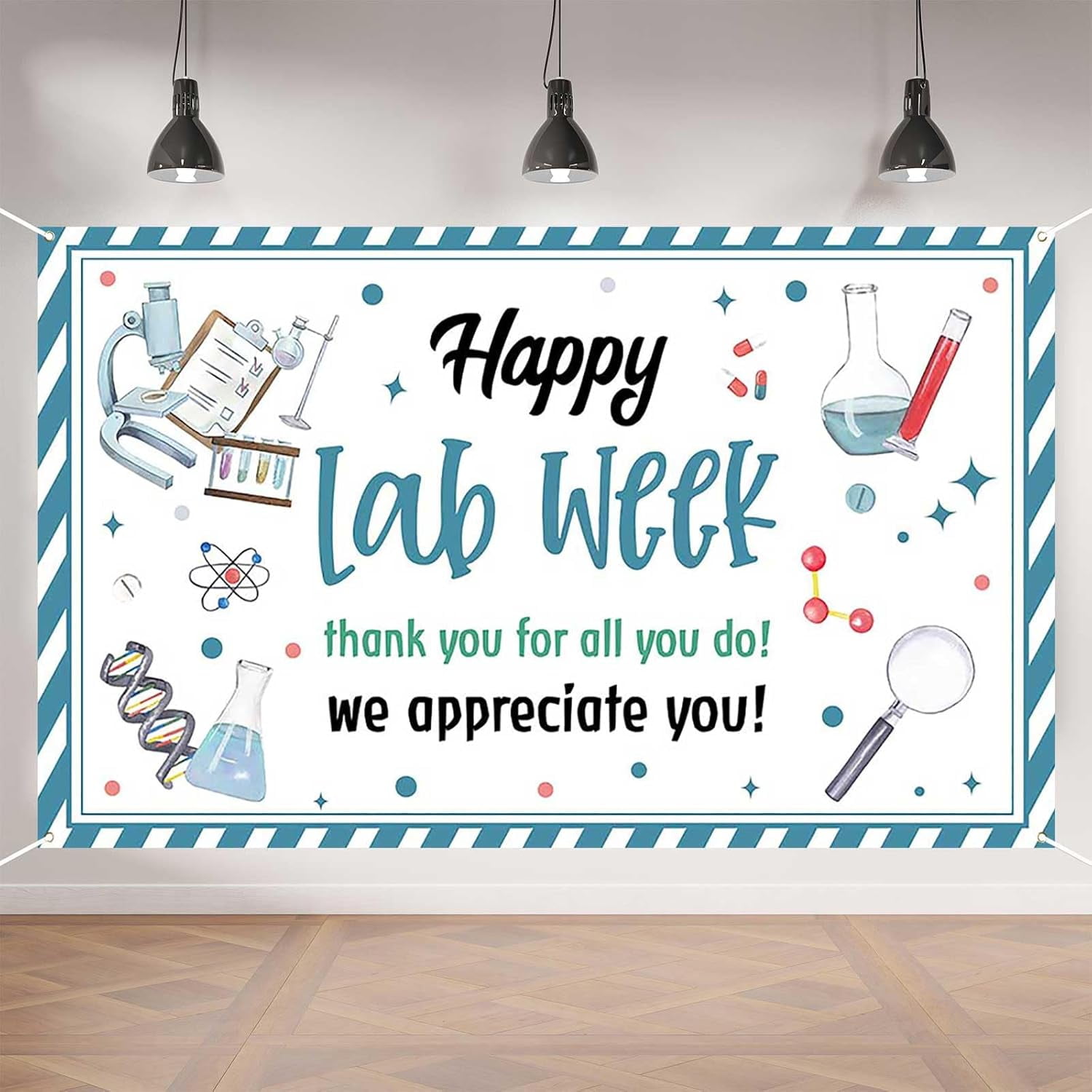 Happy Lab Week Banner -Medical Laboratory Professionals Week ...