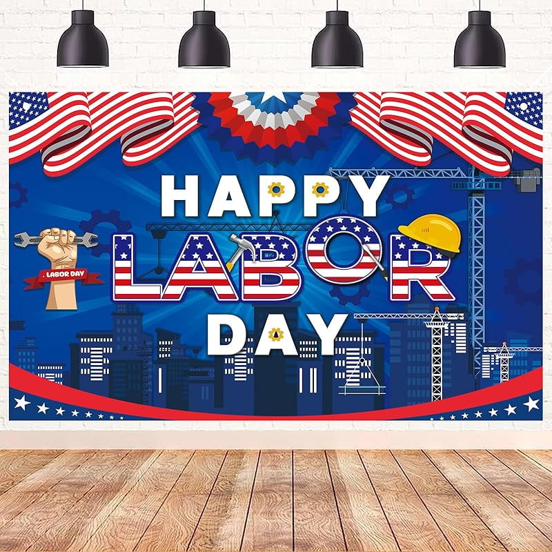 Happy Labor Day Backdrop Banner,Labor Day Photography Background Labor ...