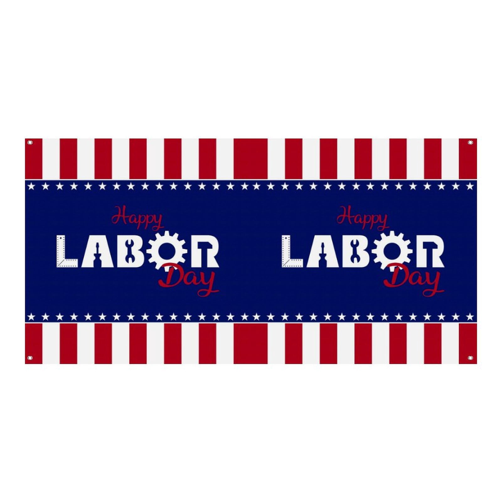 Happy Labor Day Banner Flag Photography Background Outdoor Sign Party ...
