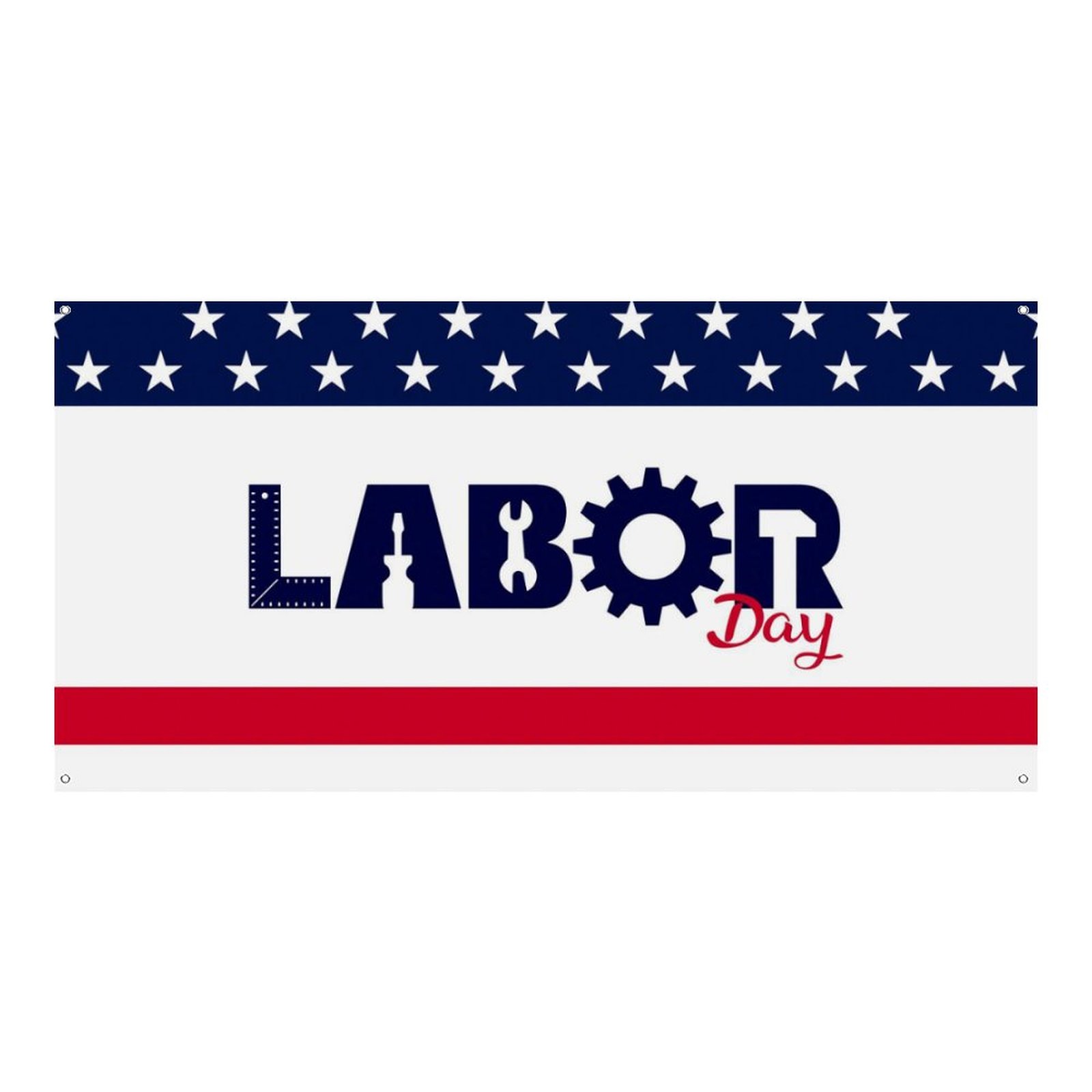 Happy Labor Day Banner Flag Photography Background Outdoor Sign Party ...