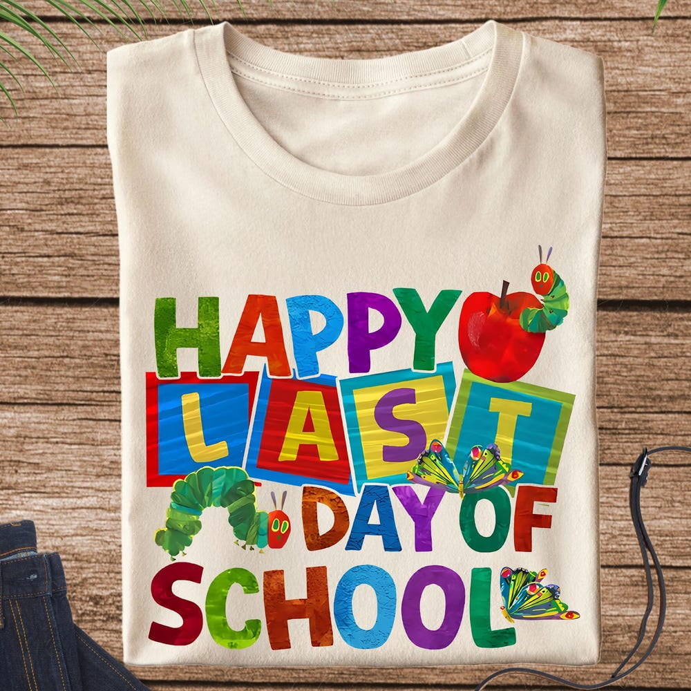 Happy Last Day Of School Shirt, End Of Year Teacher Tee, Hello Summer T ...