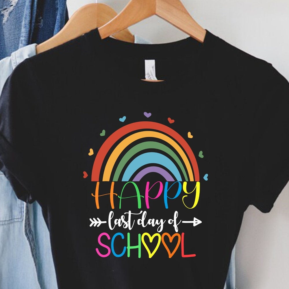 Happy Last Day Of School T-Shirt, Gift For Students Teachers, Awesome ...