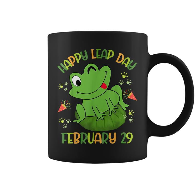 Happy Leap Day Year 2024 February 29Th Frog Lovers Coffee Mugs ...