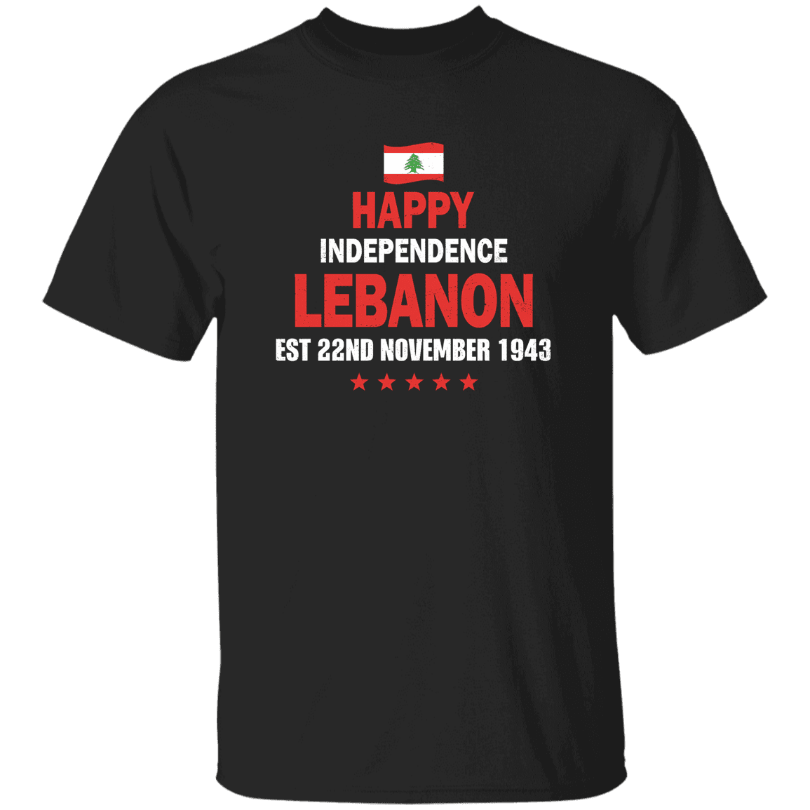 Happy Lebanon Flag Day Est 22Nd November 1943 Lebanonese Proud ...