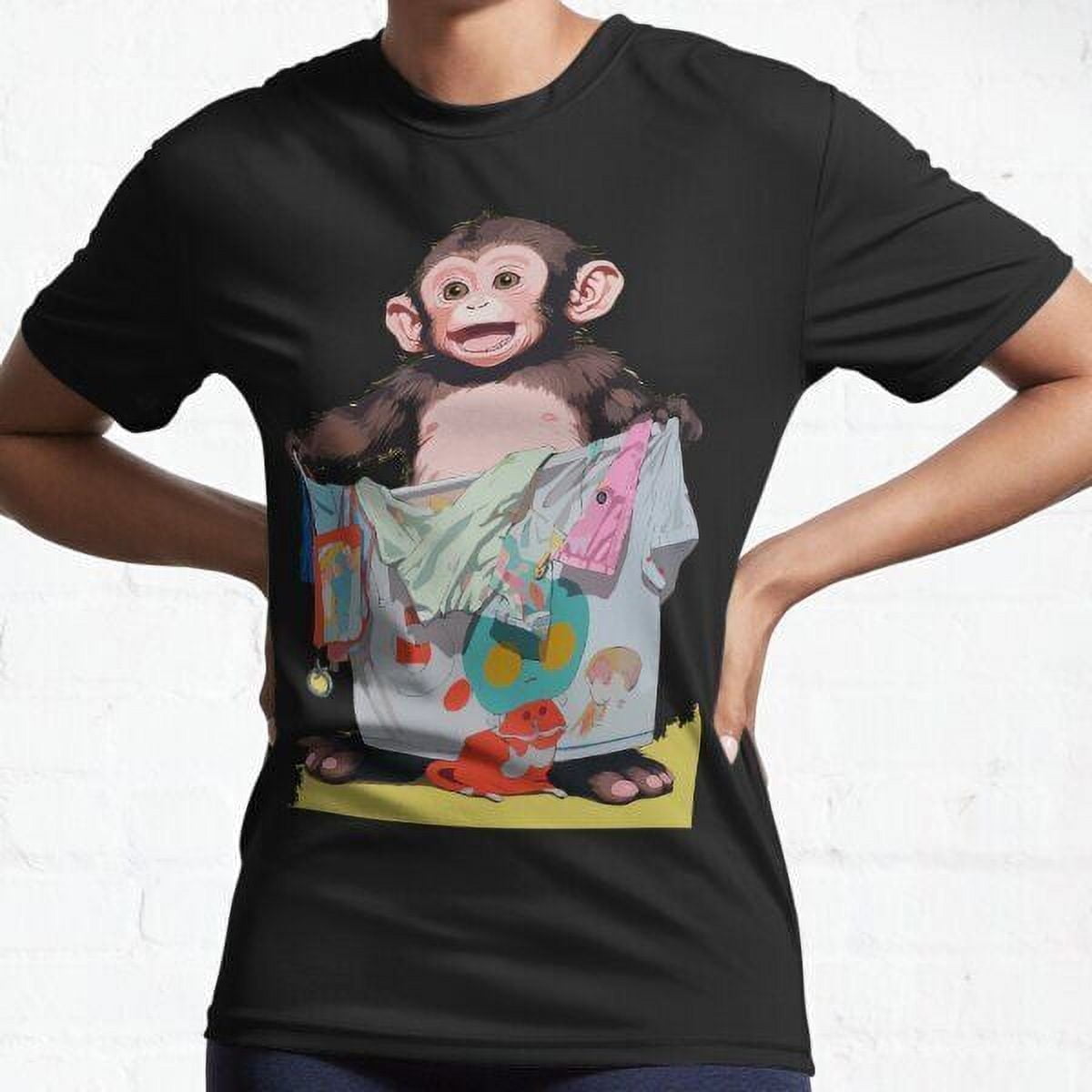Happy Little Monkey Active Gildan T-Shirt Unisex Best Gift, HOT SALE ...