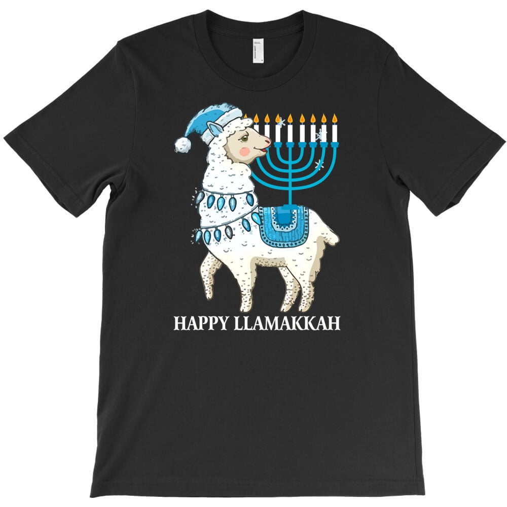 Happy Llamakkah Funny Hanukkah Llama Jewish Holiday Chanukah Animal ...