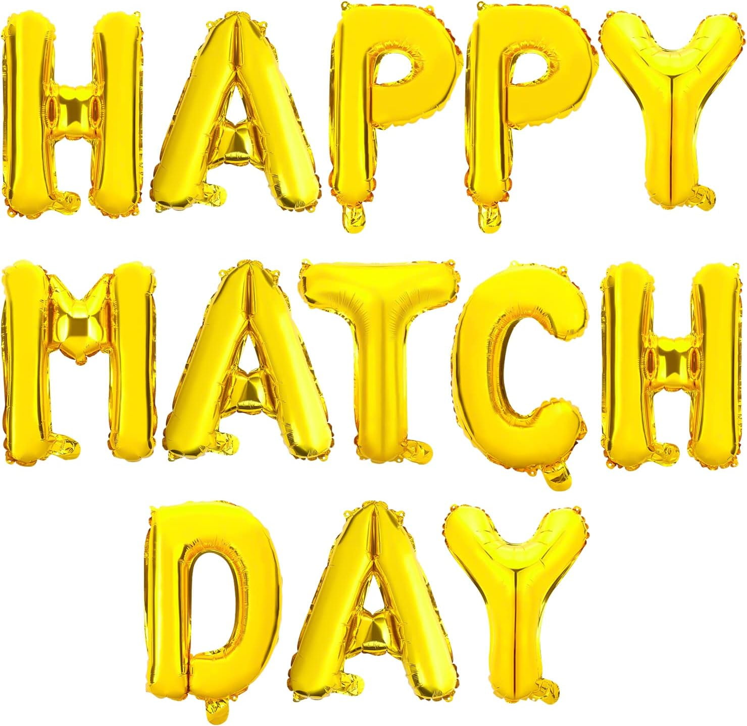 Happy Match Day Balloons Banner,18 Inch Gold Match Day 2023 Medical ...