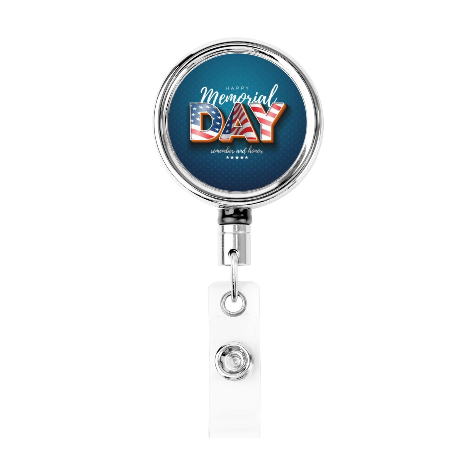 Happy Memorial Day 2023 Remember&Honor Badge Reel Retractable Badge ...