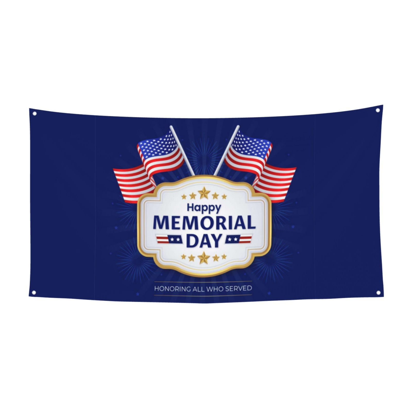 Happy Memorial Day 2024 Remember&Honor Banner Backdrop Large Banner ...
