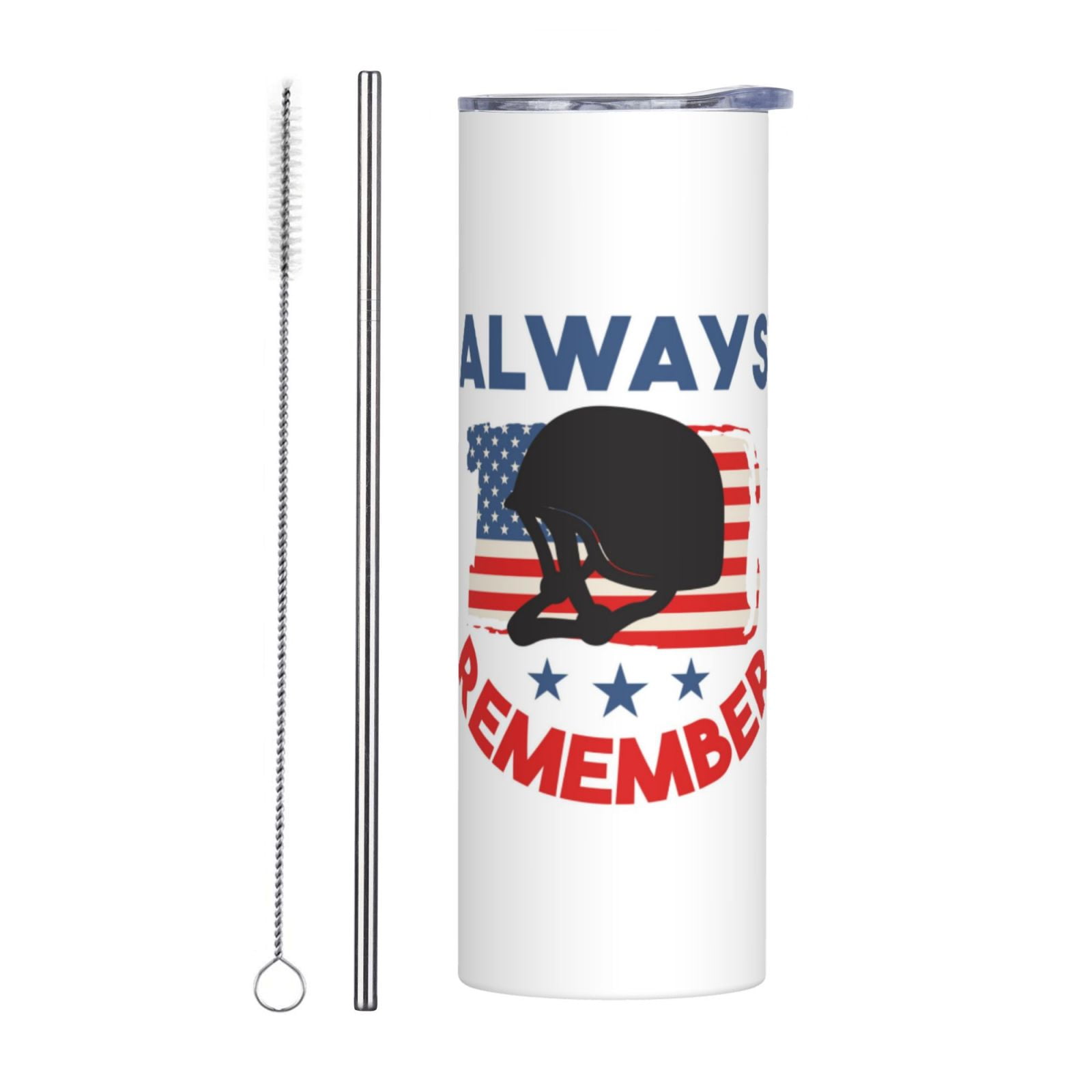 Happy Memorial Day 2024 Remember&Honor Mug 20 Oz Stainless Steel Vacuum ...