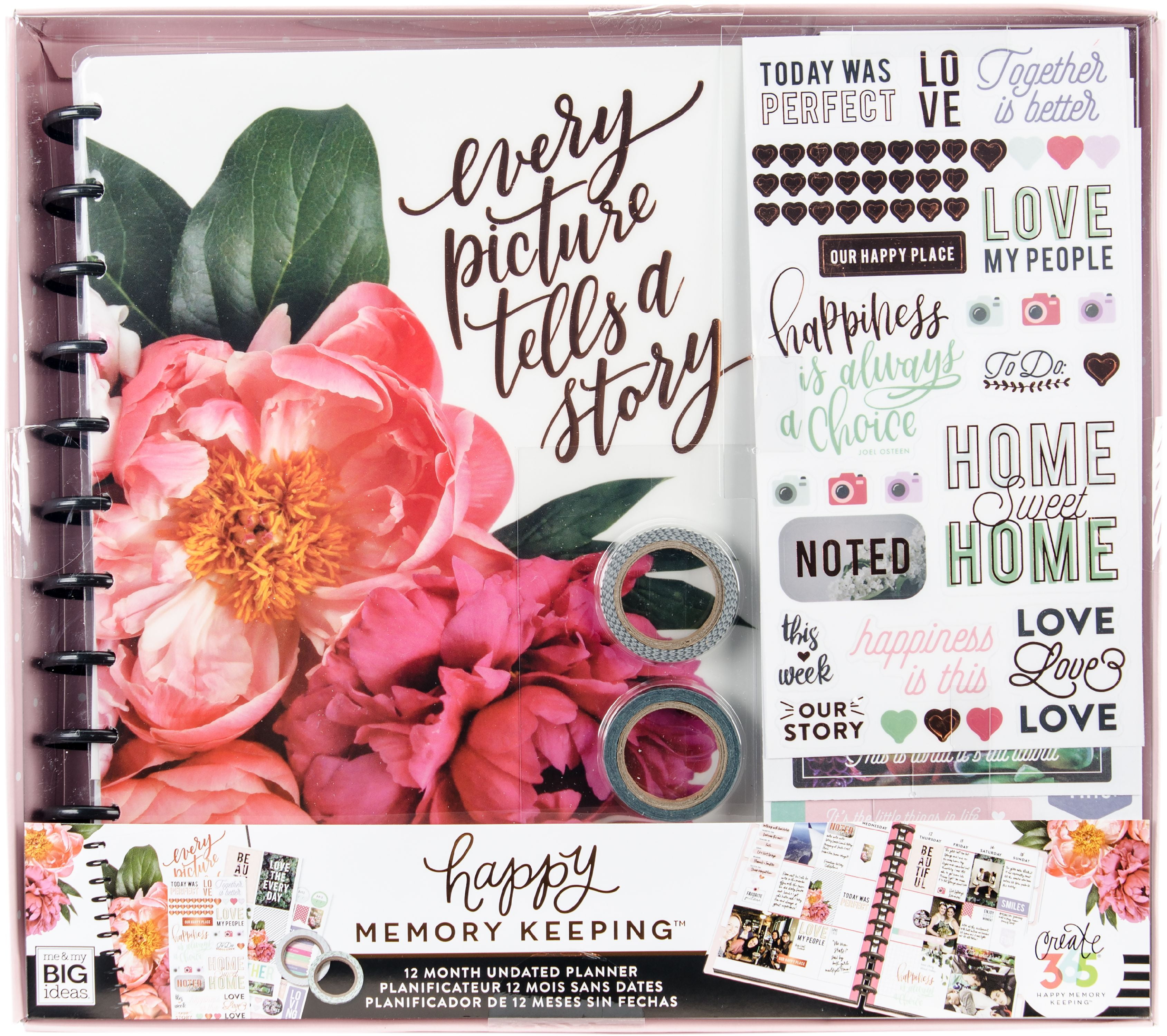 Happy Memory Keeping Undated 12-Month Big Planner Box Kit-Every Picture ...