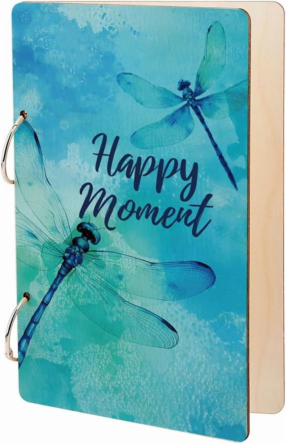 Happy Moment Greeting Card Holder Organizer Wooden Card Keeper Binder ...